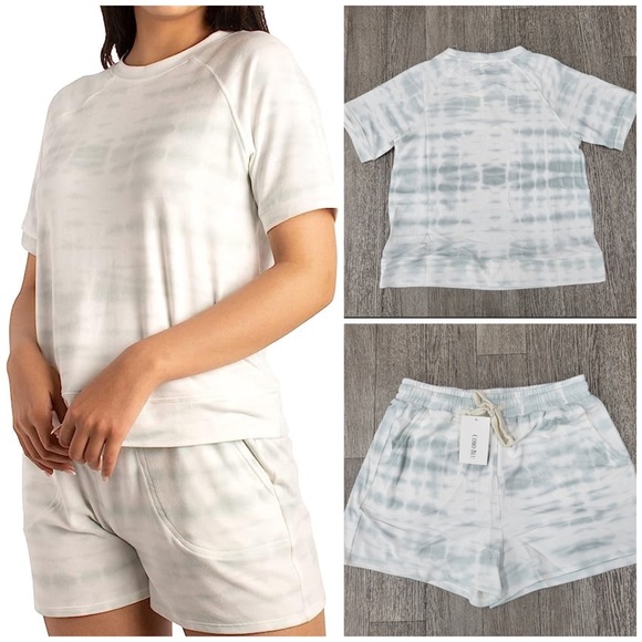 Como Blu | Shorts | Nwt Como Blu Raglan Tshirt And Short Loungewear Set ...